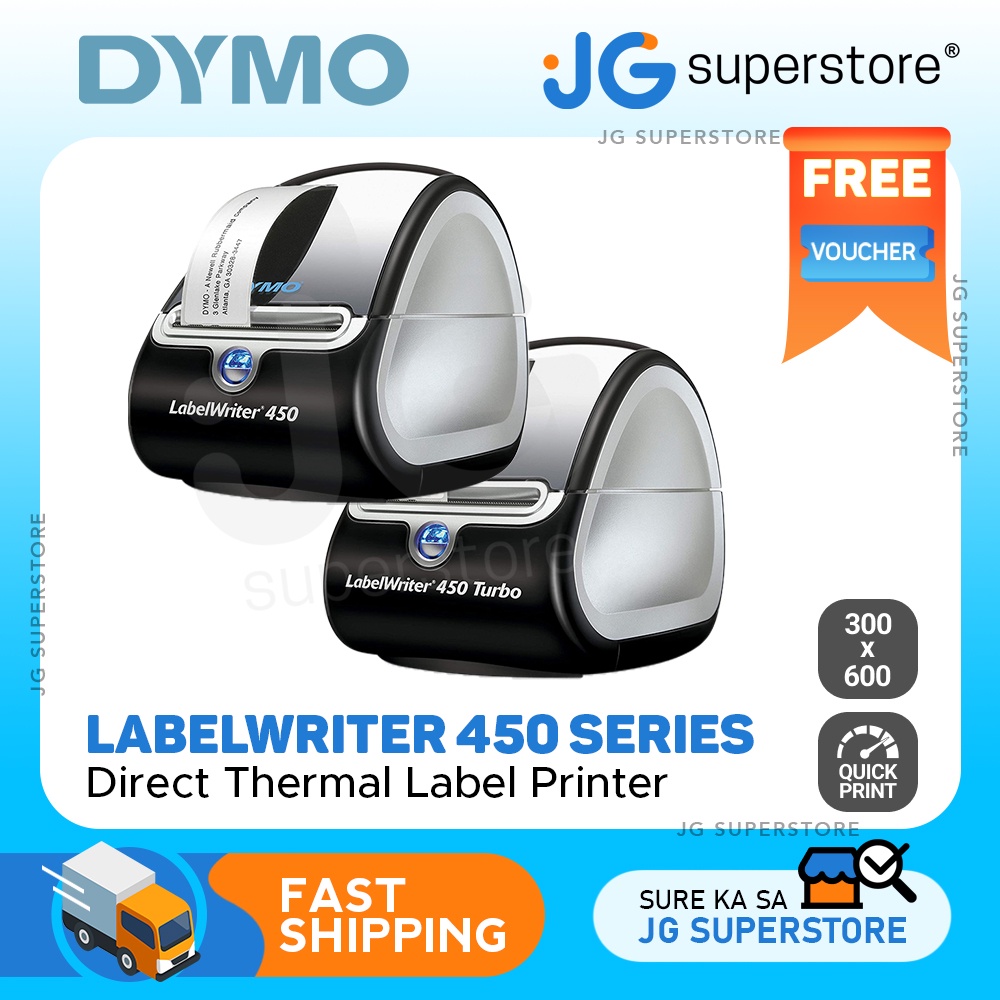 DYMO LabelWriter 450/Turbo Direct Thermal Label Printer No Ink Needed w ...