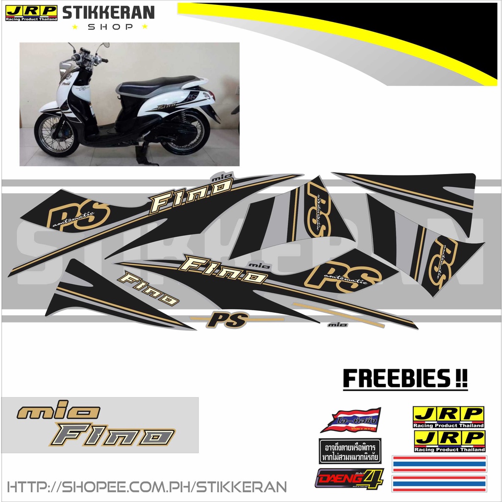 YAMAHA FINO THAILAND STOCK DECAL (11 COLOR CHOICES) | Shopee Philippines