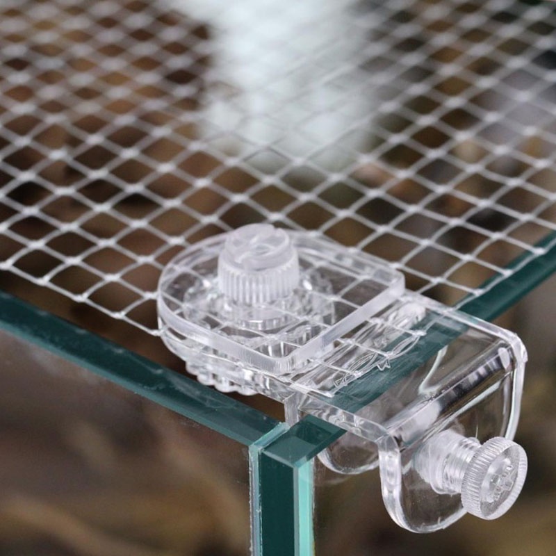 Aquarium DIY Invisible Net Clear Mesh Netting Fish Tank Anti-Jumping ...