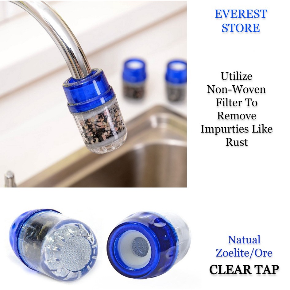 Clear Tap Water Filter Purifler Household Kitvhen Round Head Faucet ...