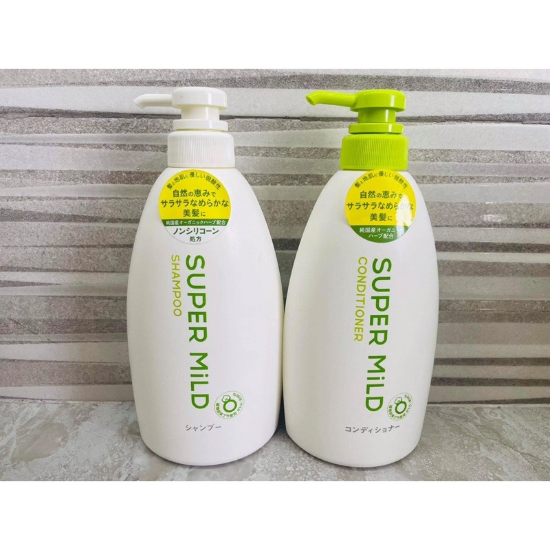 Shiseido Japan🇯🇵 Super mild Shampoo & Conditioner Pump Type 600ml ...