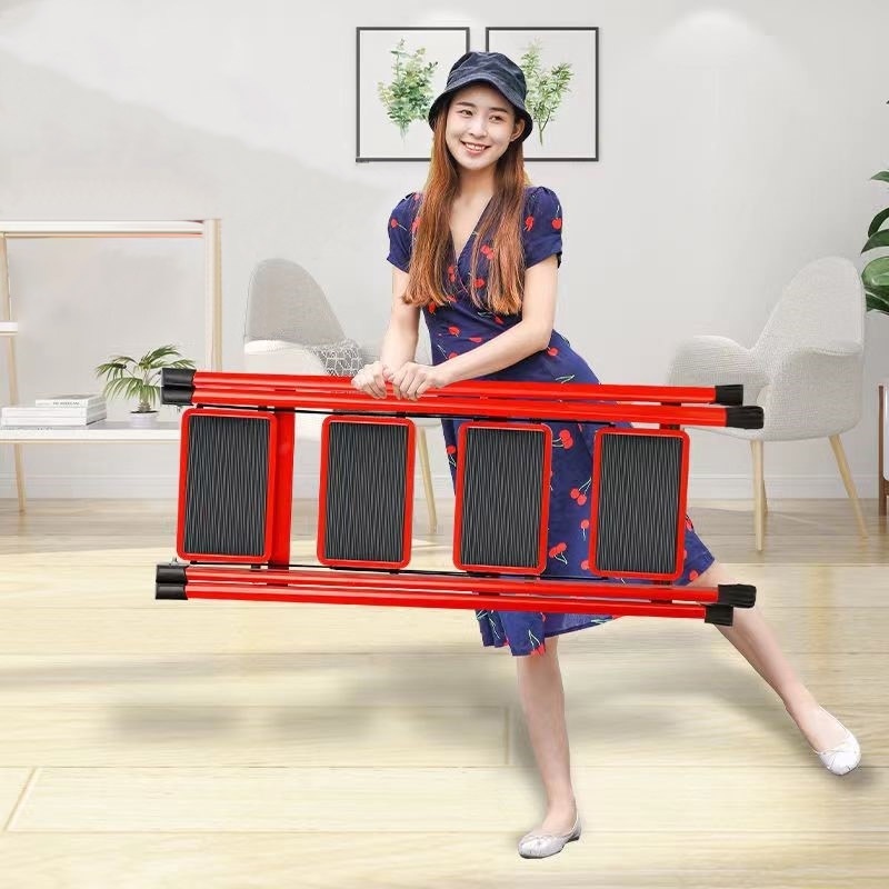 Lightweight Folding Four-Step Ladder Non-slip Portable and Versatile ...