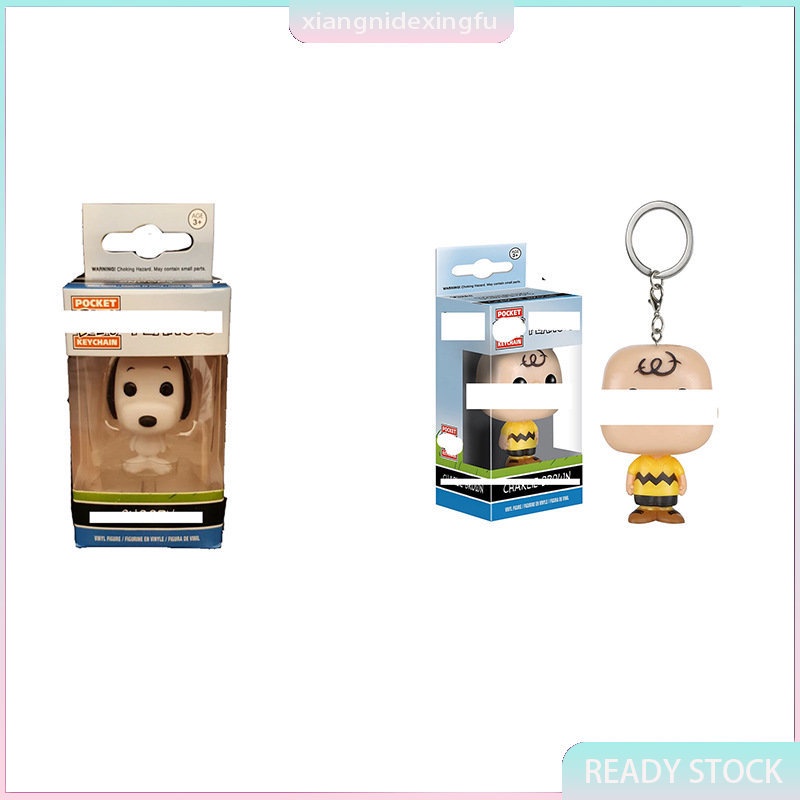 Funko Pop PEANUTS Snoopy Charlie Brown Keychain Pendant | Shopee ...