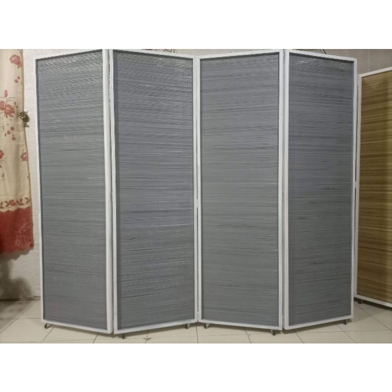 DIVIDER MOVEABLE with WHEELS/ROOM SHADES/PARTITION BIG/4PANELS 6FT H ...