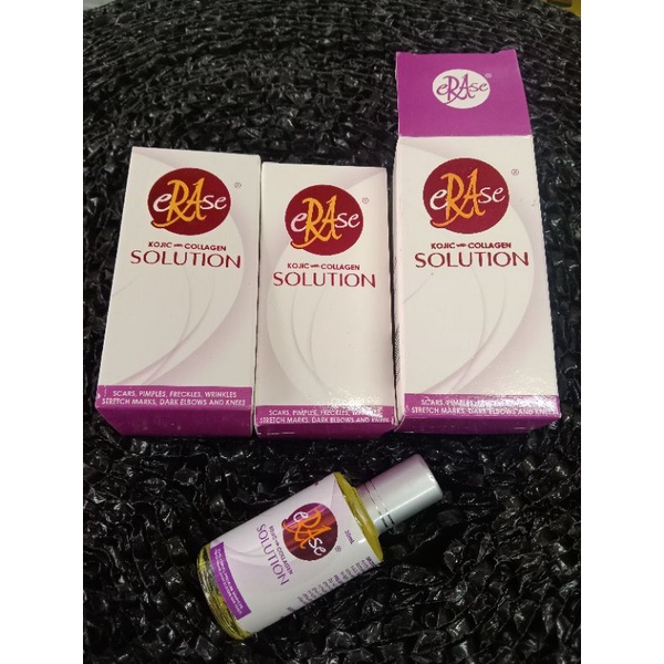 Erase Kojic and collagen Solution 20ml | Shopee Philippines