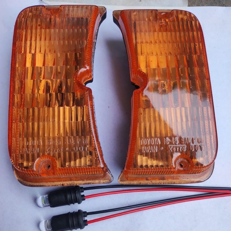 WAGON FACE INNER LIGHT "MUTA" (ORANGE) (1 PAIR) for Corolla EE89/EE90 ...