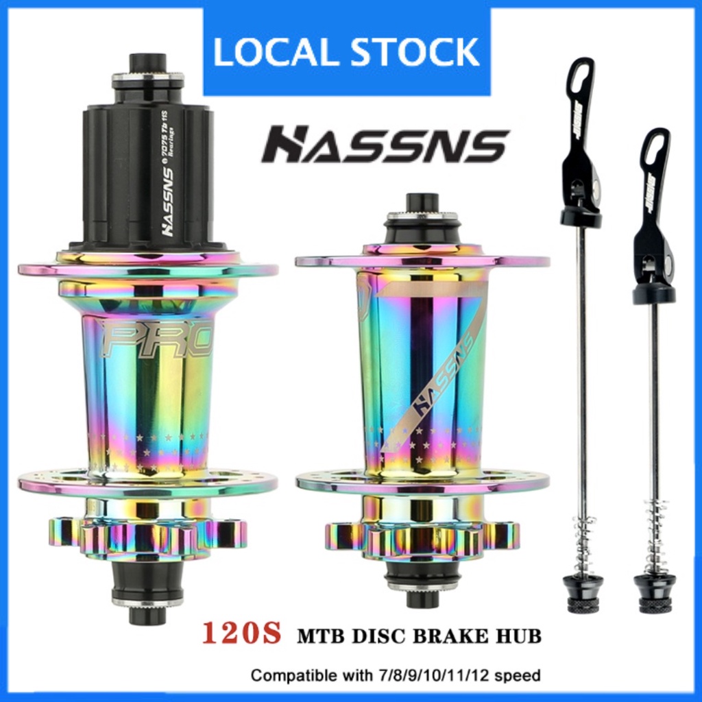 HASSNS PRO7 MTB Hub 6 Pawls 3 Teeth 32 Hole Ultralight Hub 120 Beeps ...