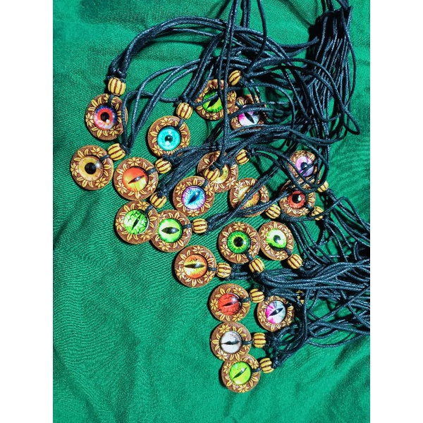 tribe eye necklace random color doble mata | Shopee Philippines