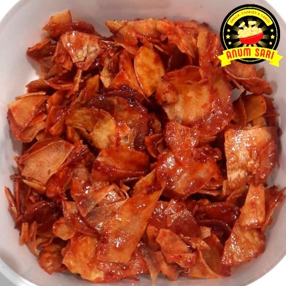STICKY Sweet Spicy Cassava Chips 250 Grams - Anum Sari | Shopee Philippines