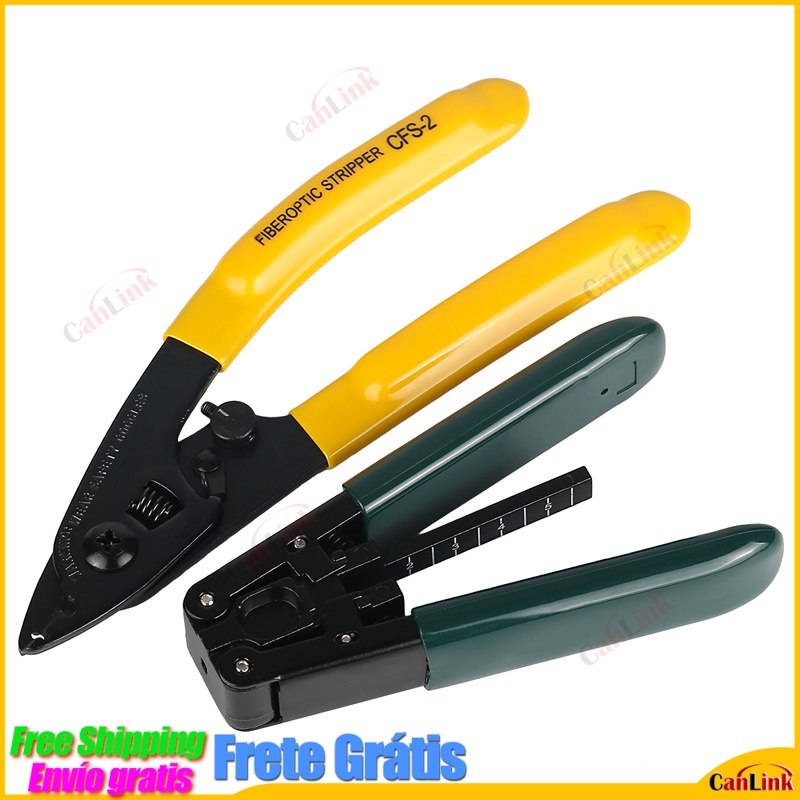 ~New 2 In 1 FTTH Splice Fiber Optic Tool Kits CFS-2 Fiber Optic ...