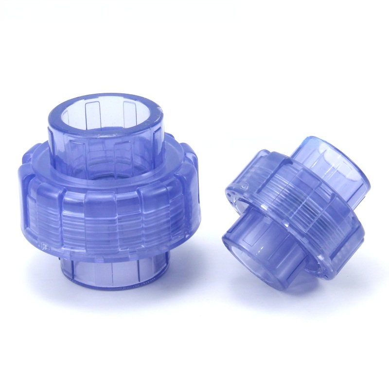 Transparent PVC Livable Connection UPVC Water Supply Pipe Fittings On ...