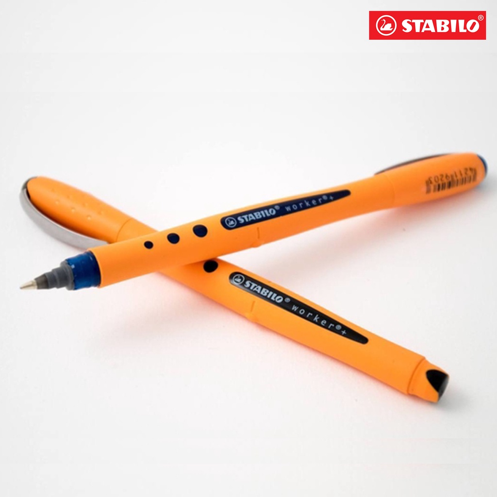 STABILO Bionic Worker Rollerball Gel Pen - Stationery Writing Black ...
