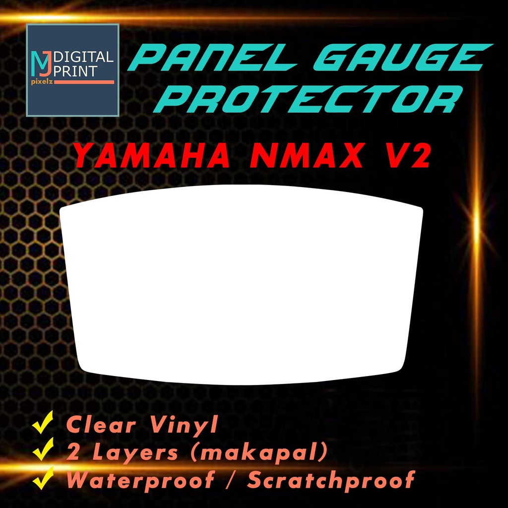 CLEAR Sticker Film Panel Gauge protector for Yamaha NMAX V2 | Shopee ...