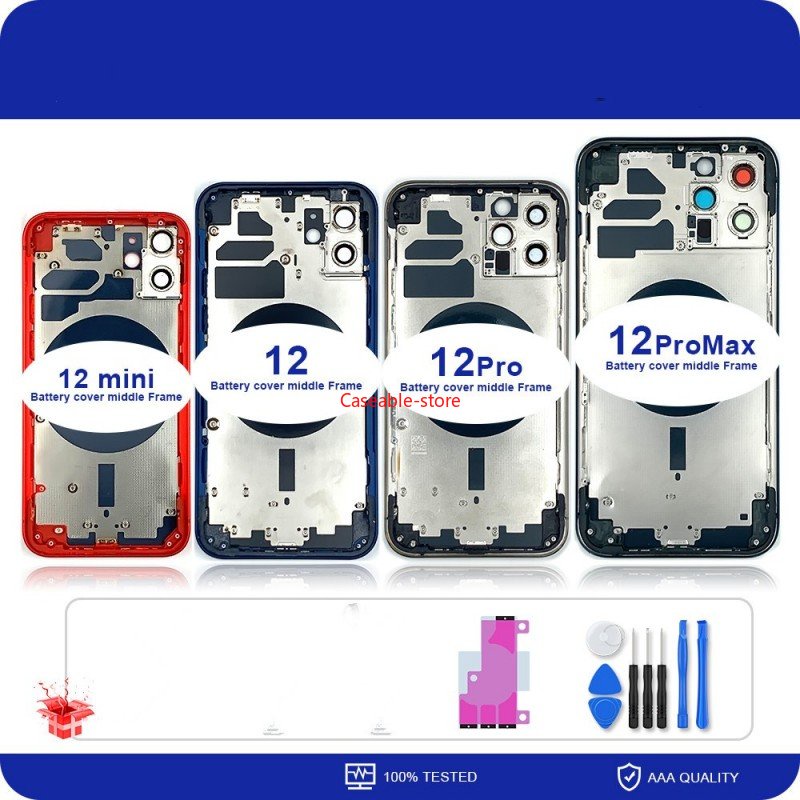 CAS-Replacement Case Compatible For iPhone 12mini 12 ProMax Back Cover ...
