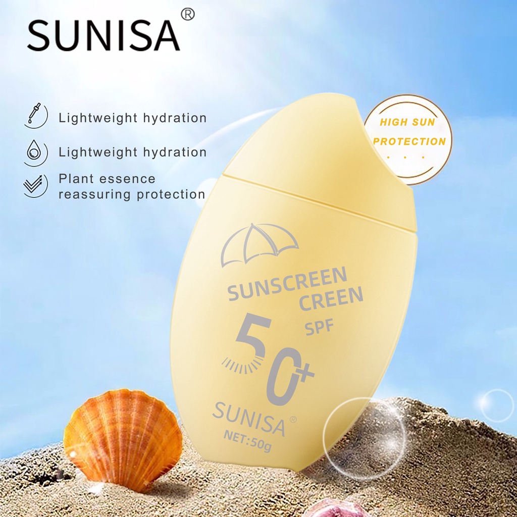 SUNISA Premium Brightening Sunscreen 50grams (Fragrance free) | Shopee ...
