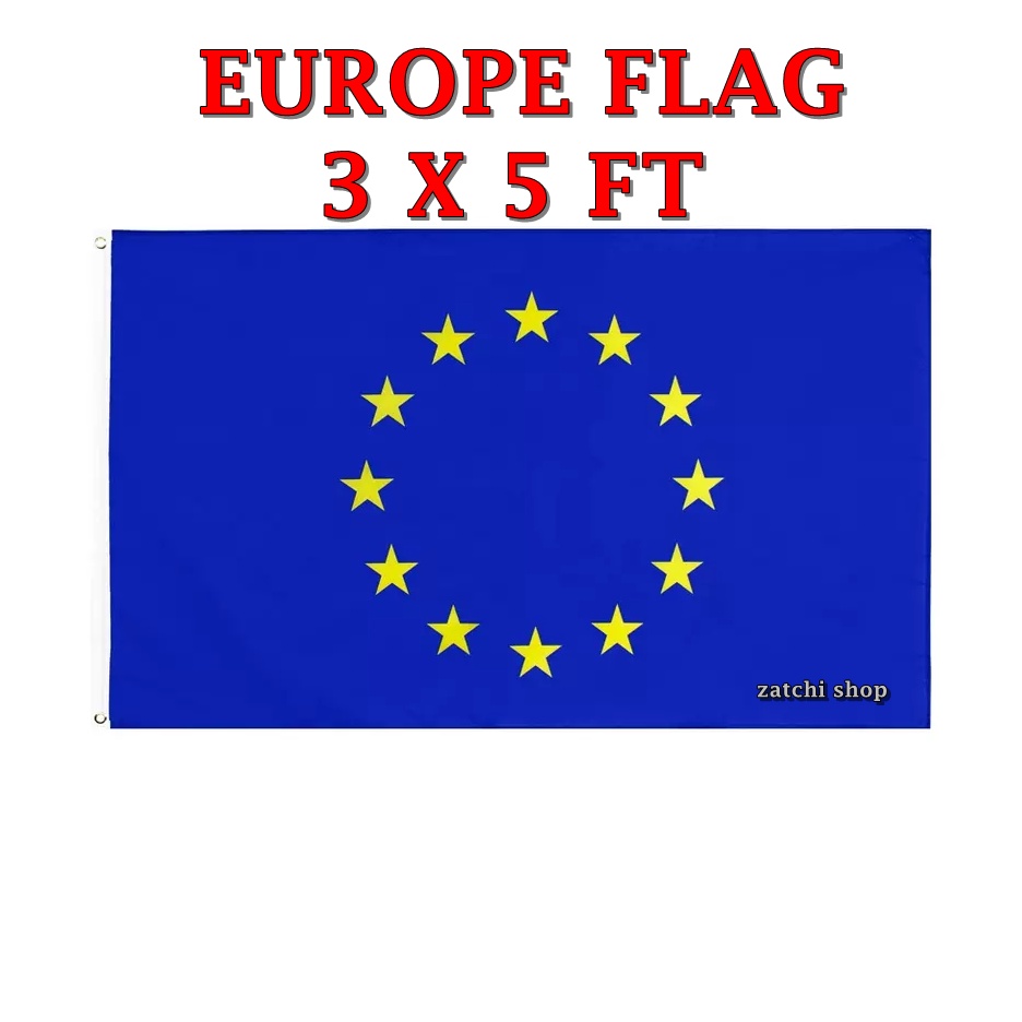 Europe Flag European Flag (Flag of Europe 3 x 5 FT) | Shopee Philippines