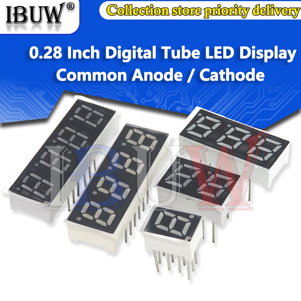 5PCS 0.28 Inch Digital Tube LED Display 1Bit 2Bit 3Bit 4Bit Display ...