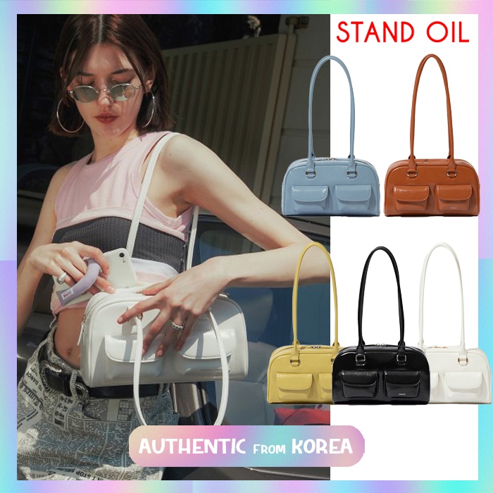 STAND OIL FOR WOMEN Chubby bag Shoulder bag 8 Color | Shopee Philippines
