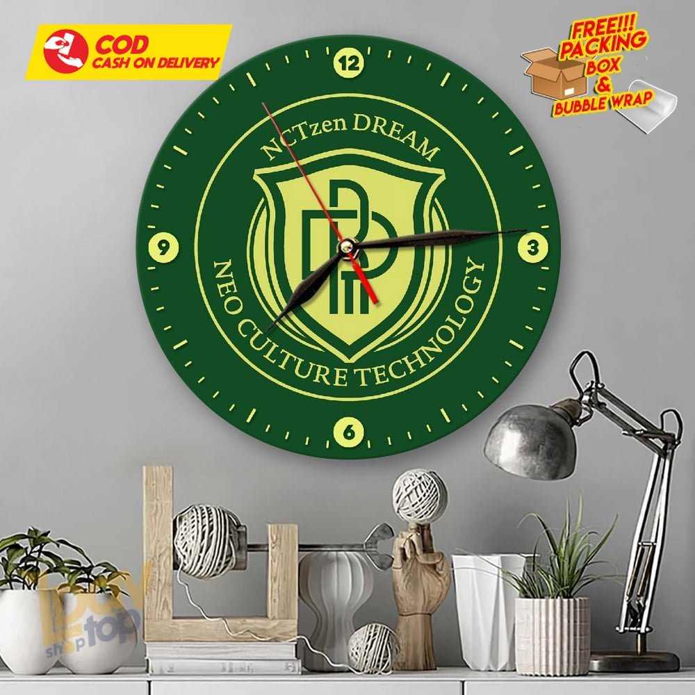 KAYU K-POP NCT DREAM Aesthetic NCTzen Wood Motif Wall Clock - KPOP NCT ...