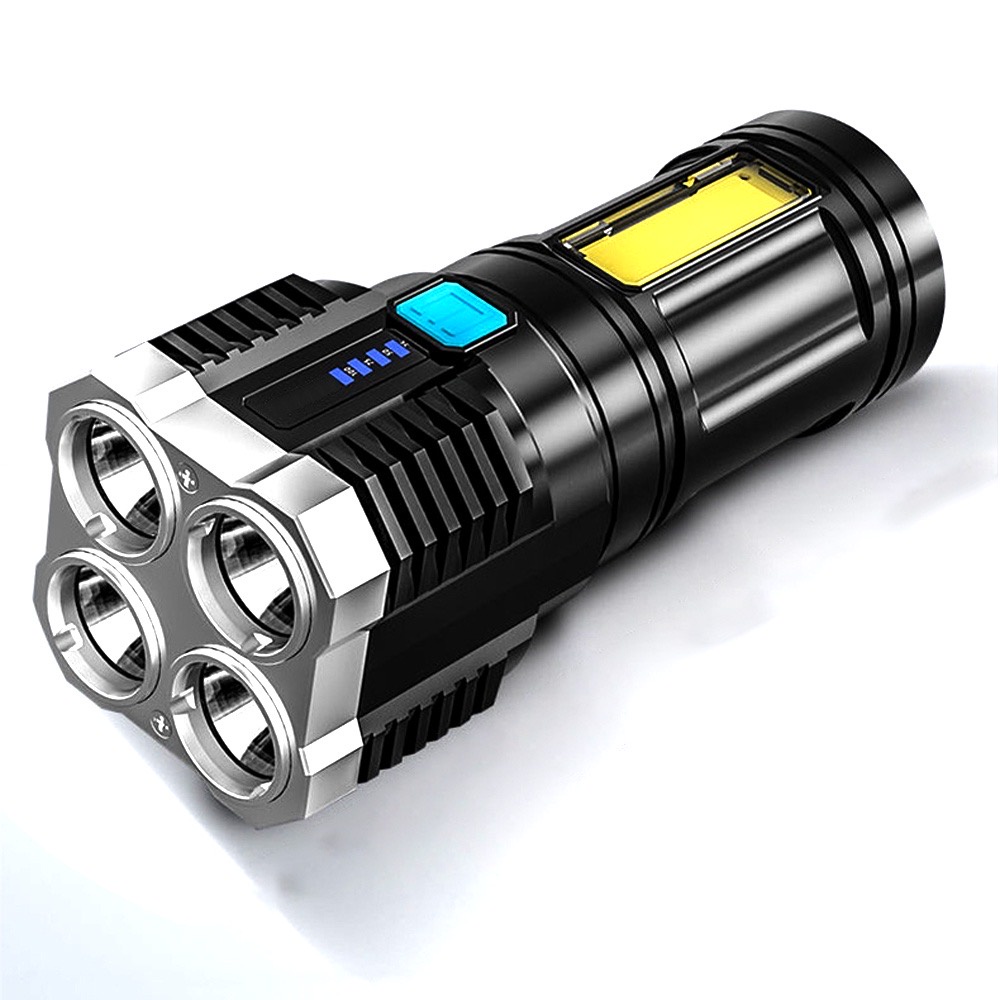 CROWNSTAR GD-6062 LED Portable Rechargeable Flashlight | Shopee Philippines