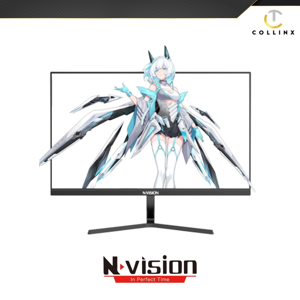27" NVISION N2755 FRAMELESS IPS MONITOR (Black and White) | Shopee ...