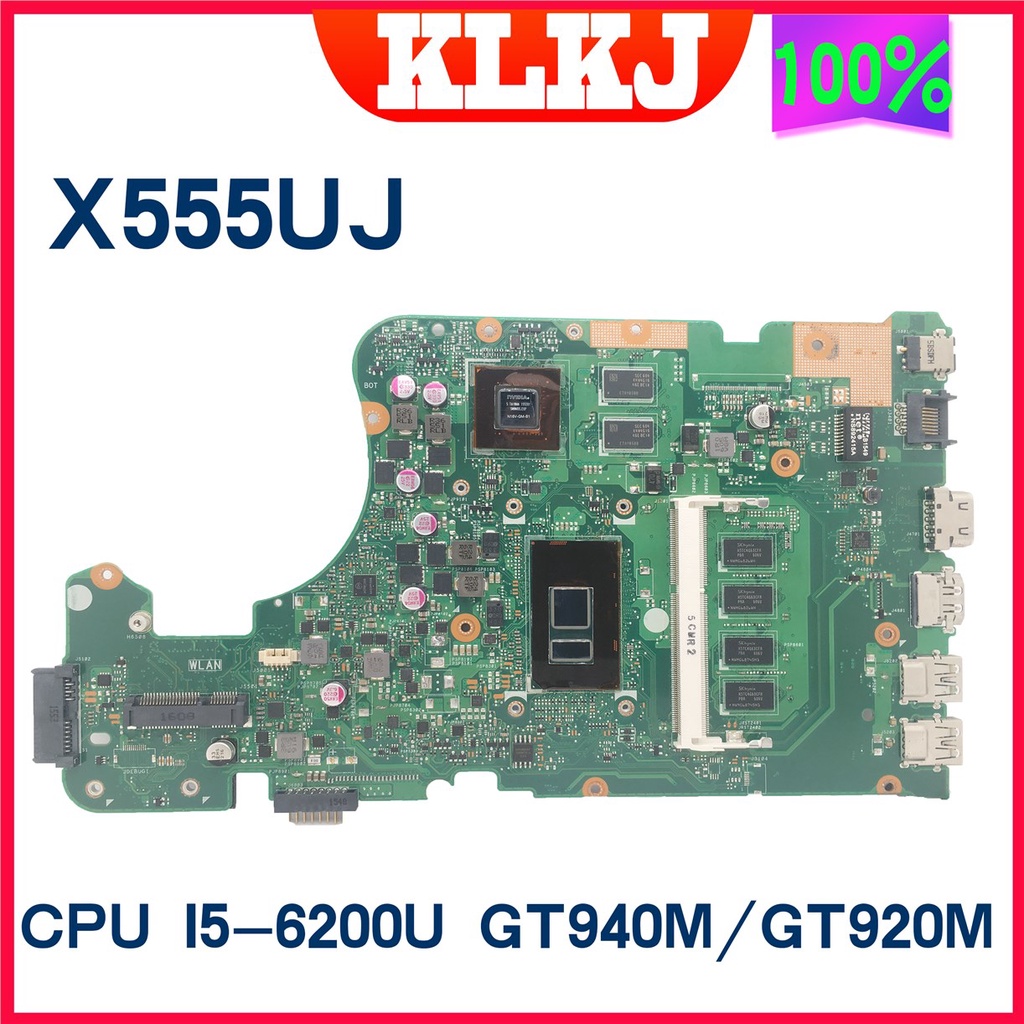 ⊙X555uj Mainboard For Asus X555uf X555uq X555ub F555u K555u Laptop ...