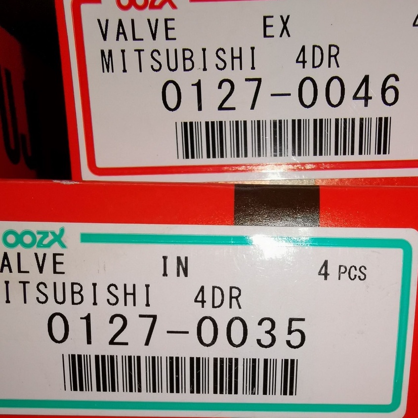 FUJI Engine Valve IN & EX For MITSUBISHI 4DR5 (0127-0035 / 0127-0046 ...