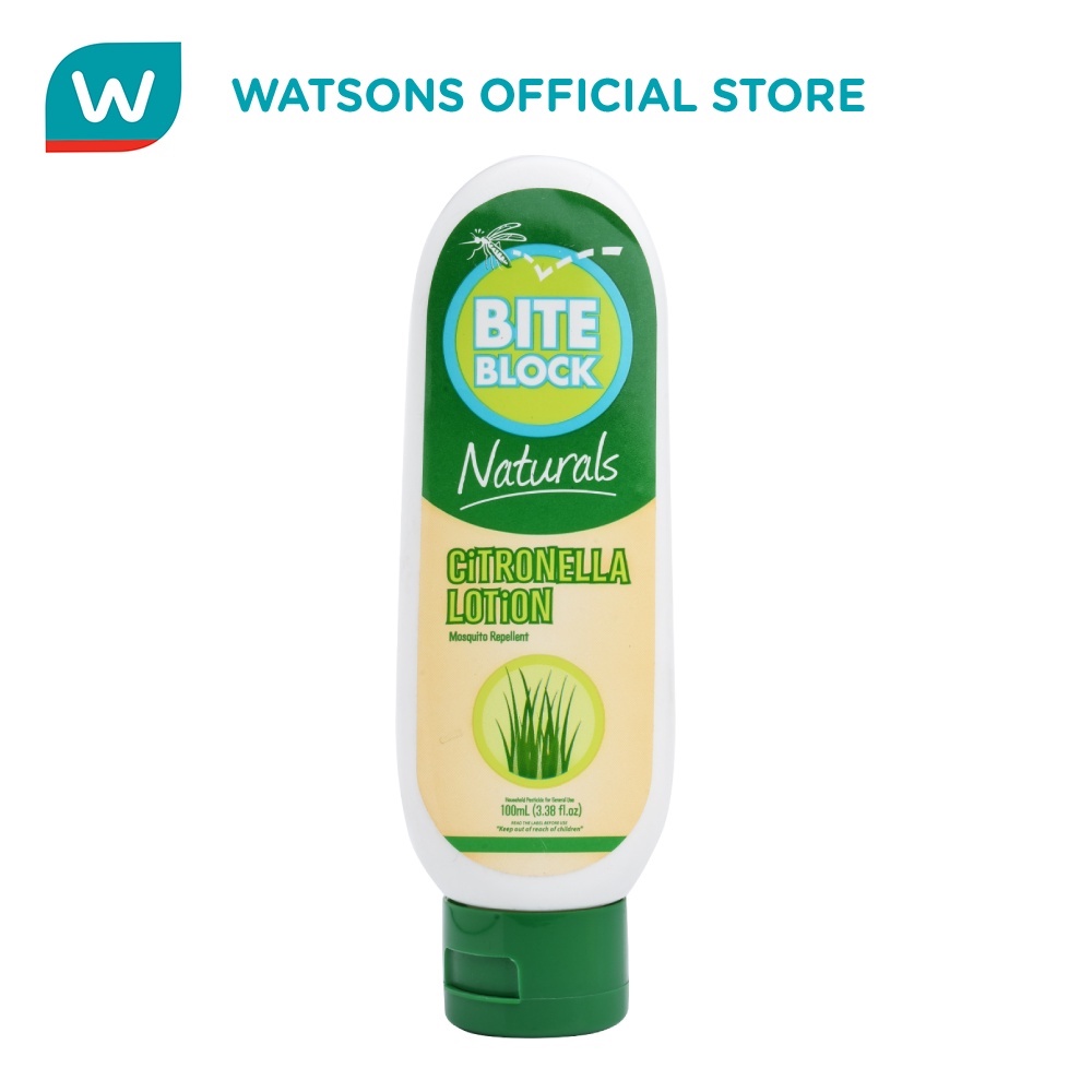BITE BLOCK Naturals Citronella Lotion 100ml | Shopee Philippines