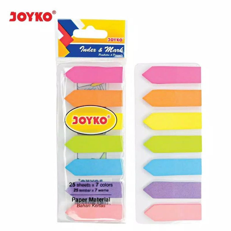 STICKY NOTES JOYKO IM-33 | MEMO INDEX & MARK PAPER LIMITER | Shopee ...