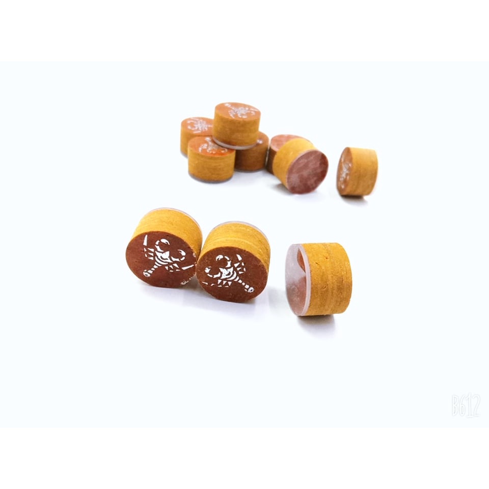 3Pcs. SCORPION GOLD BILLIARD CUE TIP/TIP PARA SA TAKO NG BILYARAN/GAMIT ...