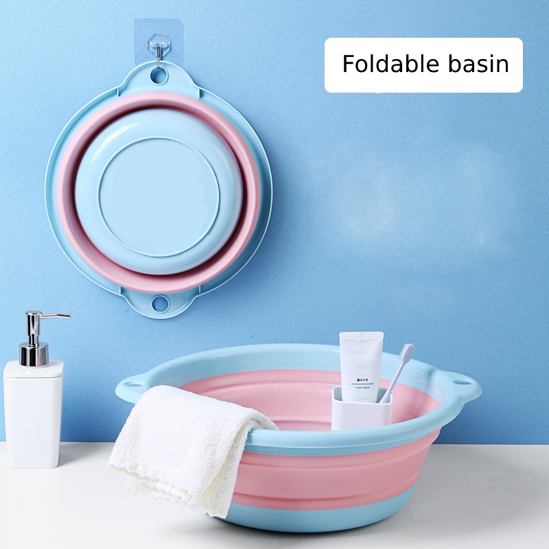 LHK S/M/L Folding Basin/Portable Basin Travel Friendly Batya Silicone ...
