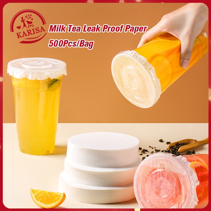 500Pcs Milk Tea Leak Proof Paper 11.5cm Milk Tea Leak Proof Paper ...
