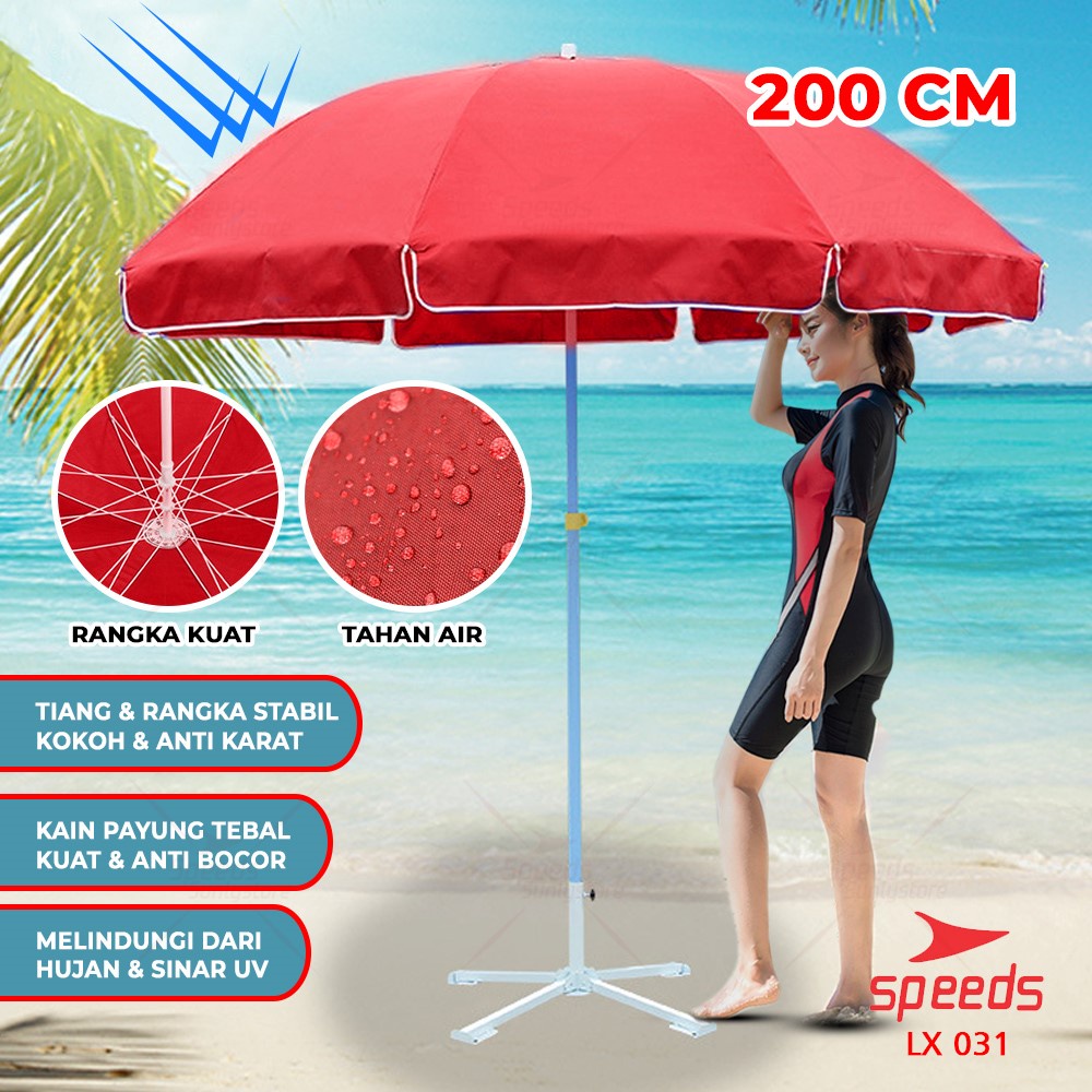 TENDA Speeds Umbrella Tent Beach Umbrella Cafe Bazaar Event Parasol ...