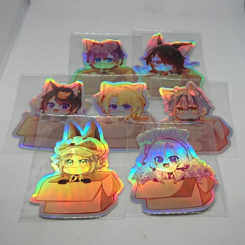 Nijisanji Luxiem Hologram Sticker - Salome ft Shxtou - anime Sticker ...
