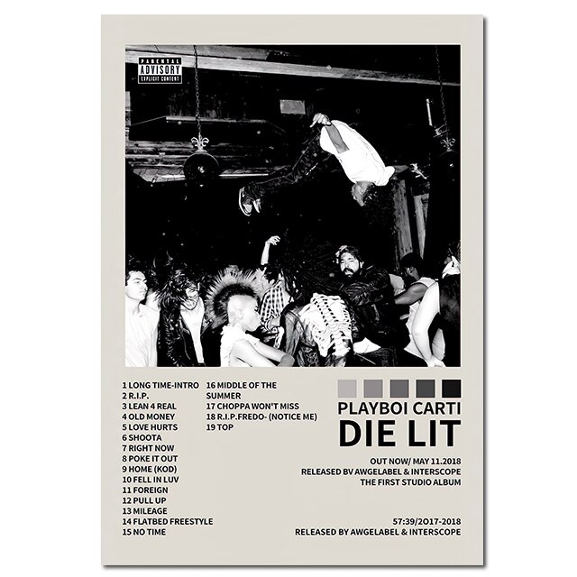 Music Album Covers Poster Rapper 2Pac,Travis Scott Hiphop Singer Album ...