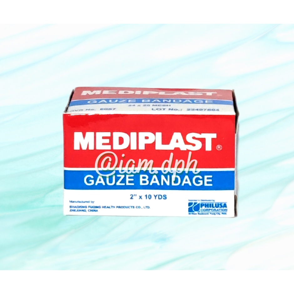 Mediplast [2x10] Gauze Bandage (Sold Per Roll) | Shopee Philippines