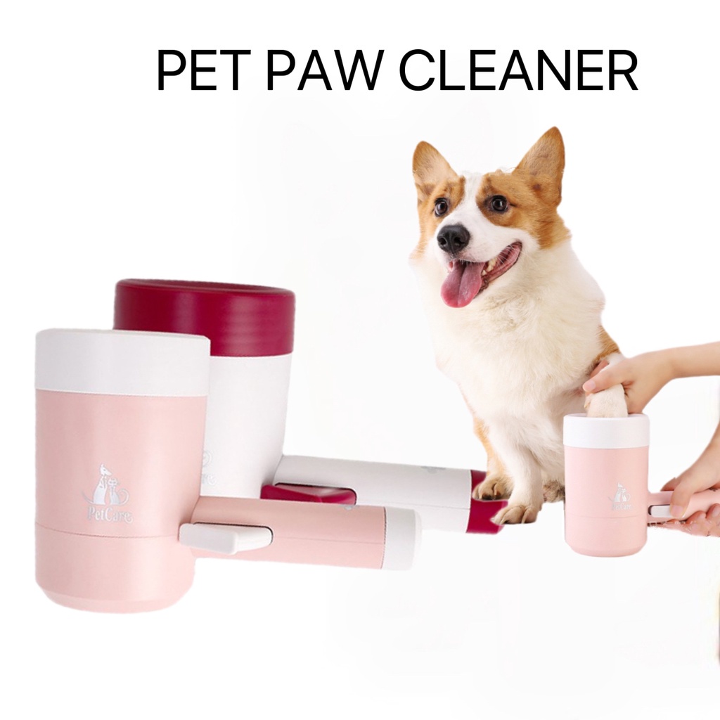 Automatic Silicone Pet Foot Washer Paw Cleaner Paw Cup Dog Cat Portable ...