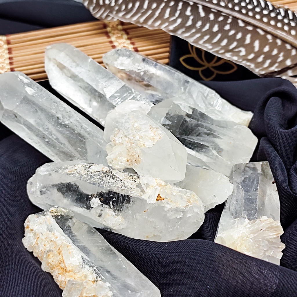 Clear Quartz Wand (Master Healer Crystal) Raw Point Crystal Specimen ...
