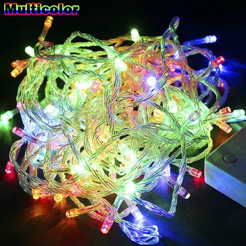 LED Transparent Wire Christmas String Light 6m 62 LED with End ...