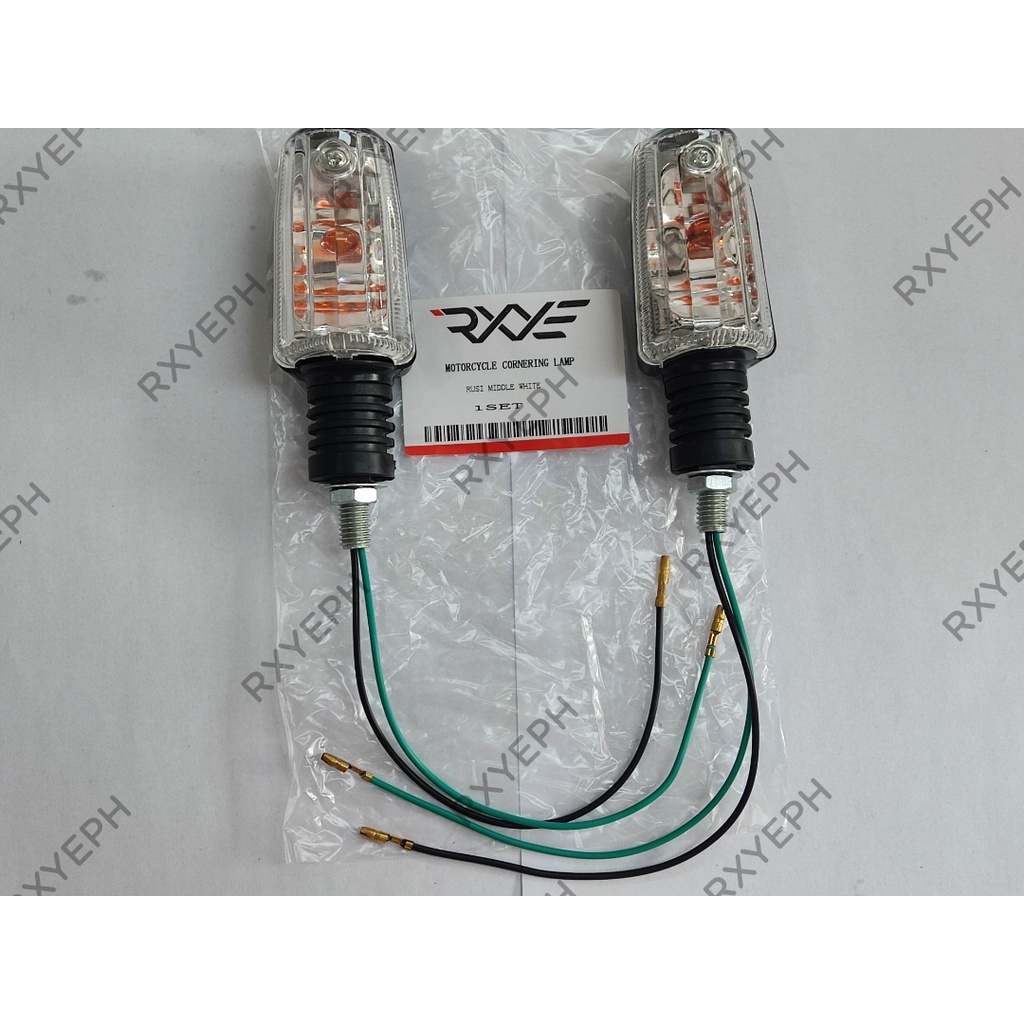 RUSI MEDIUM WHITE MOTORCYCLE CORNERING LIGHT(2PCS) | Shopee Philippines