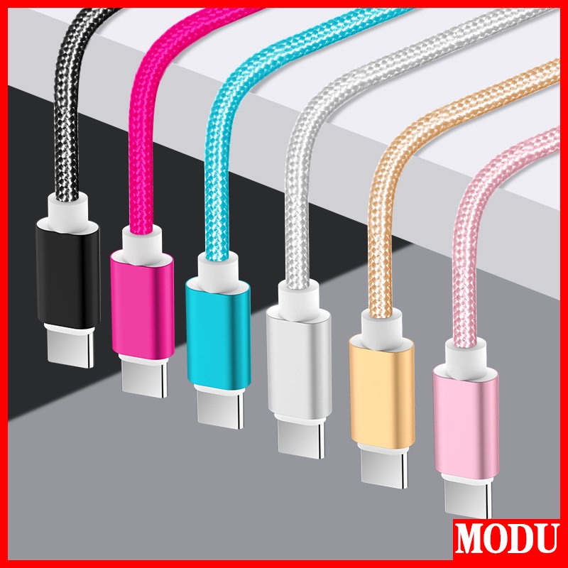 Nylon Deluxe Fashion USB Type C Quick Charge 1M 2m Usb Cable Typec Cabo ...