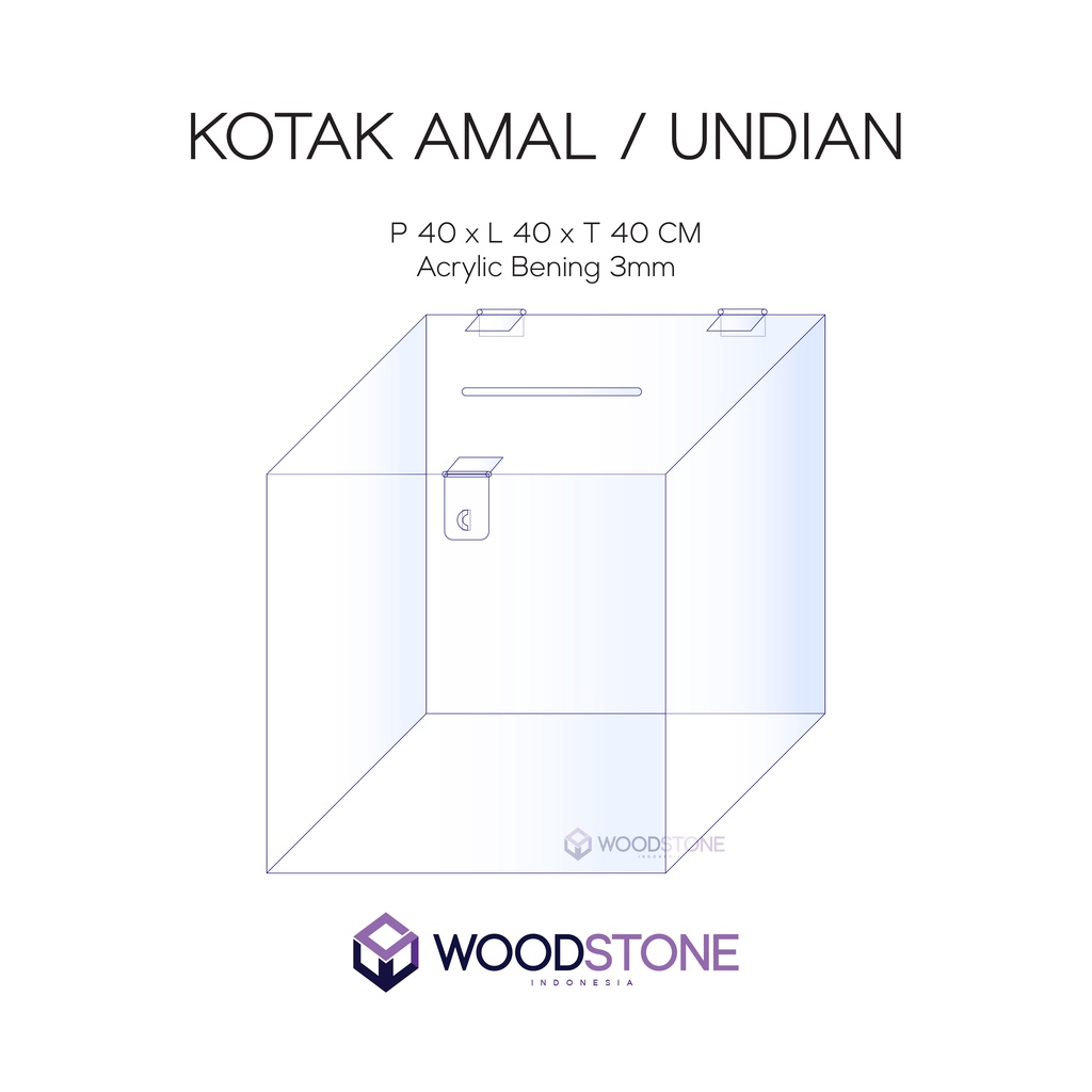 Jumbo Draw Box P 40 x W 40 x H 40 cm - Charity Box Critic & Suggestion ...