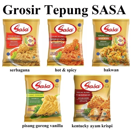 10 pcs SASA seasoning flour 70g multi-purpose flour, kentucky chicken ...