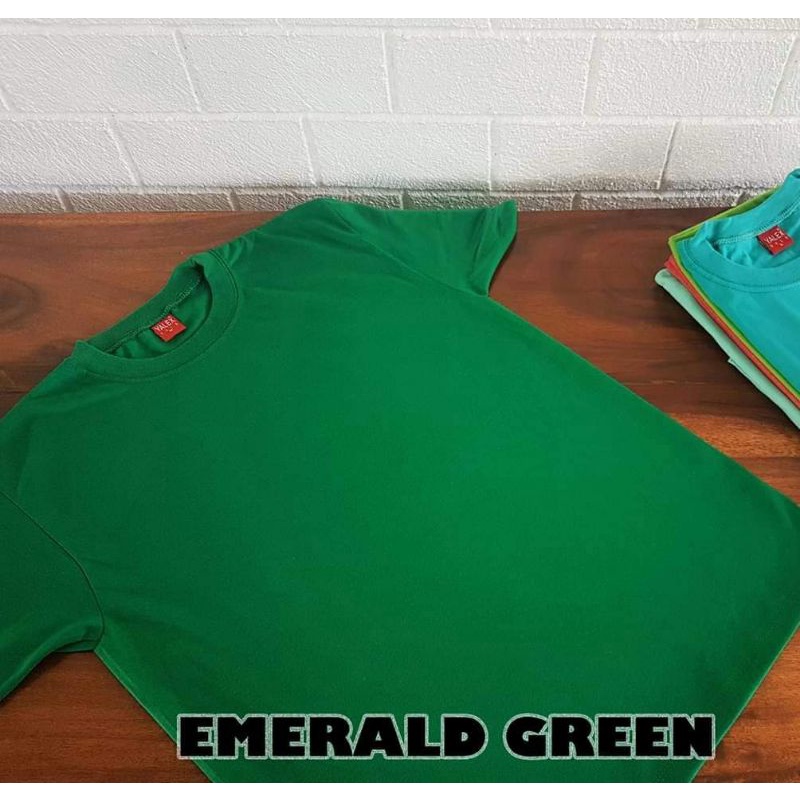 EMERALD GREEN Yalex Plain T-shirt | Shopee Philippines