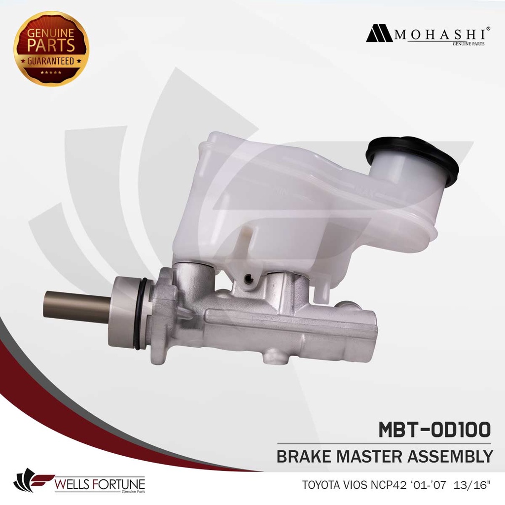 TOYOTA VIOS NCP42 2001 - 2007 BRAKE MASTER ASSEMBLY 47201-0D100 13/16 ...