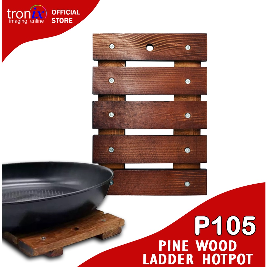 Tronix Imaging Coco Pine Wood Ladder Hotpot Coconut Wooden Coaster ...