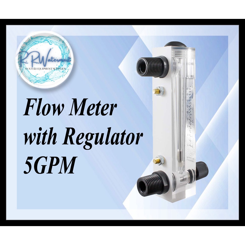 Water Flow Meter w/ Regulator 5GPM | Shopee Philippines