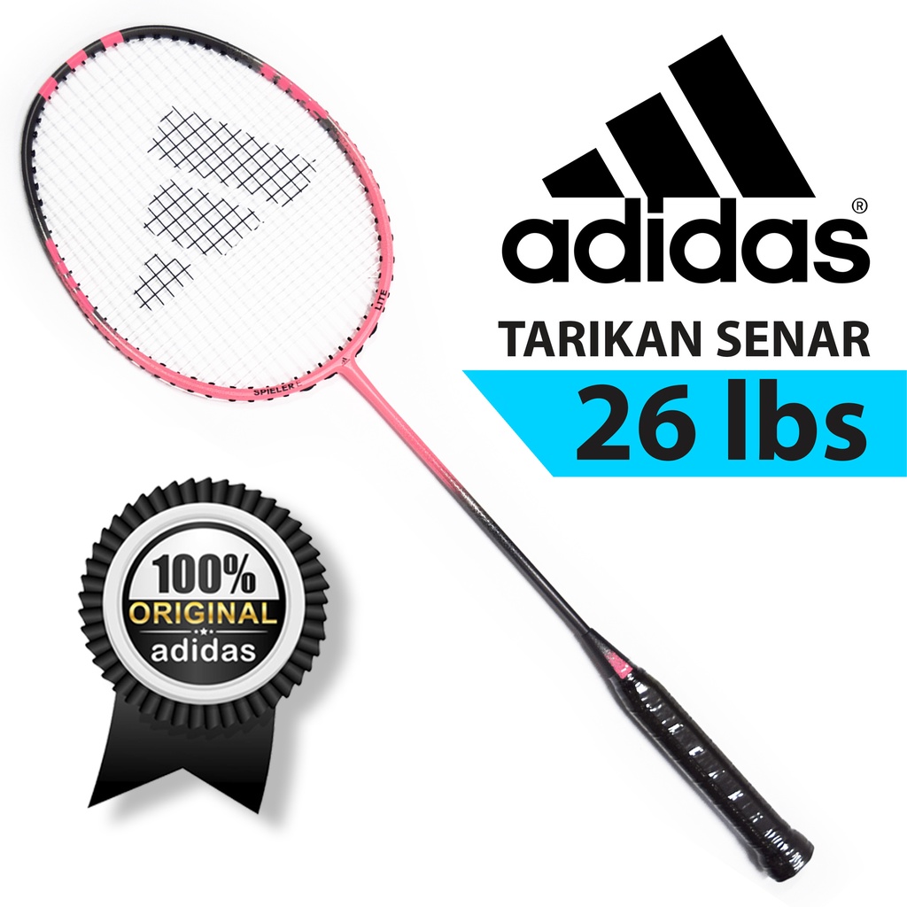 Adidas spieler E Lite Turbo Red Badminton / Badminton Racket | Shopee ...