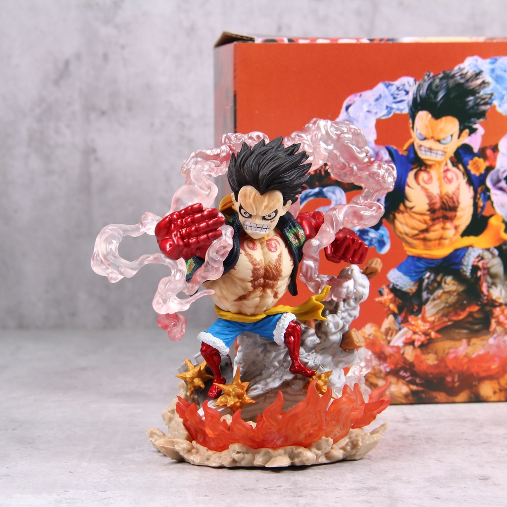 Anime One Piece Figure Luffy Gear 4 Figure 11-13cm G5 GK Enel Shanks ...