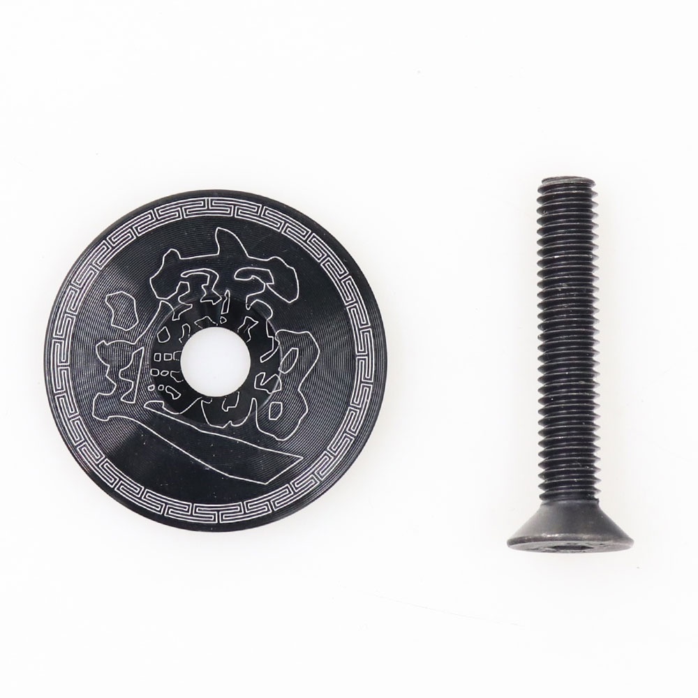 KOCEVLO Aluminum Bicycle Stem Headset Top Cap 28.6mm 1 1/8" Steerer ...